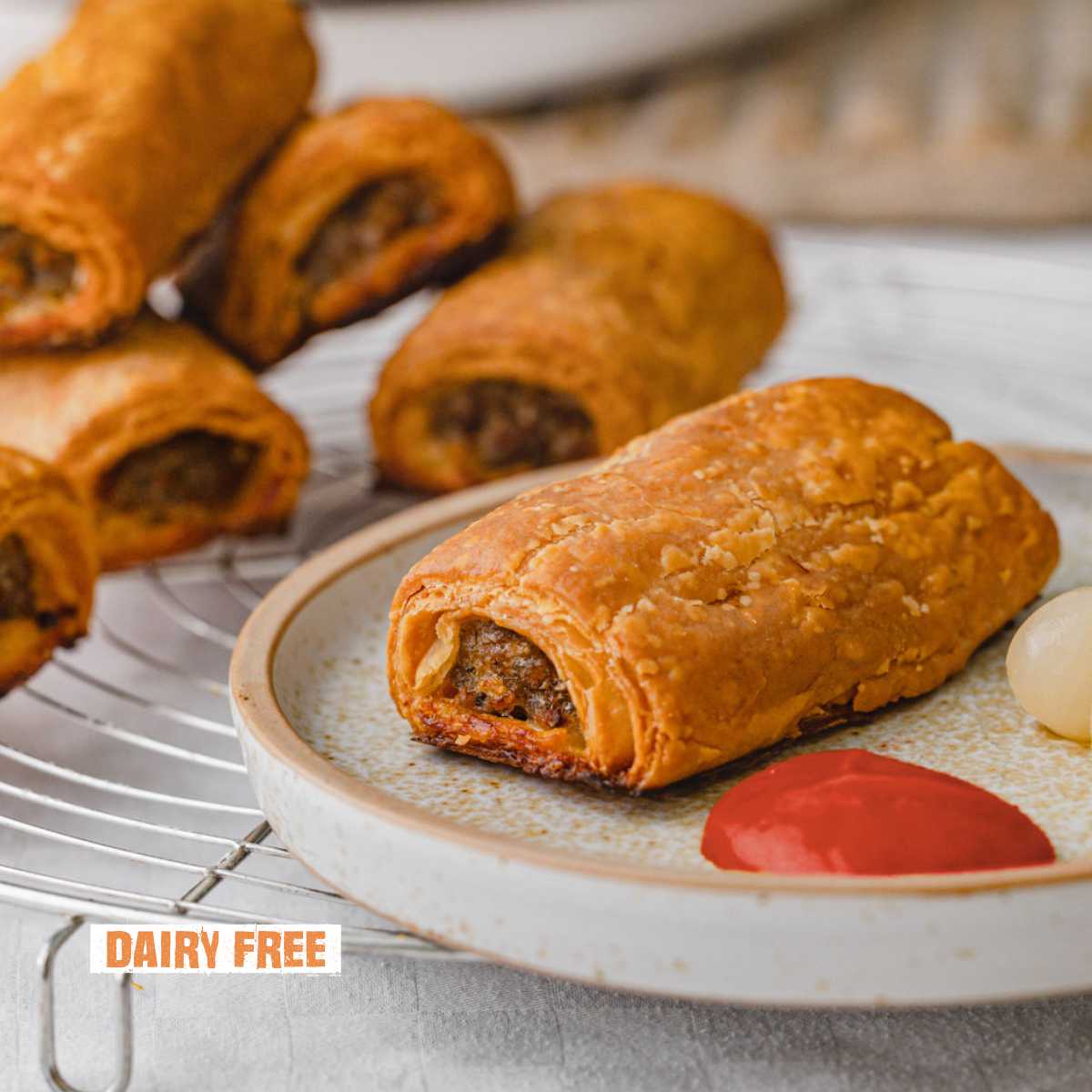 Sausage Rolls (twin pack) - Gluten Free | Baked to Taste